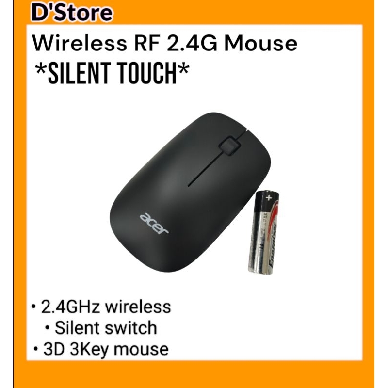 Acer Wireless RF2.4G Mouse | Shopee Malaysia