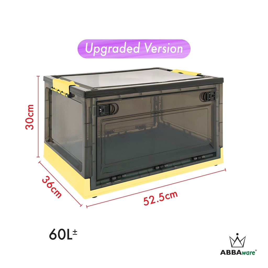 Portable Transparent Storage Box / Foldable Storage Cabinet / Large ...