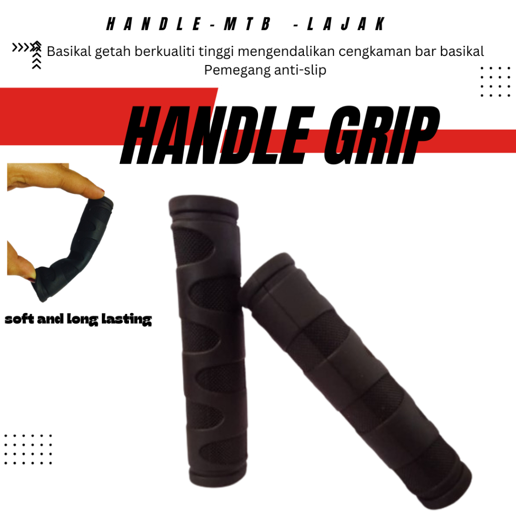 ( BORONG)Bicycle Handlebar Grips Rubber Cover Gloves Colorful MTB BMX ...