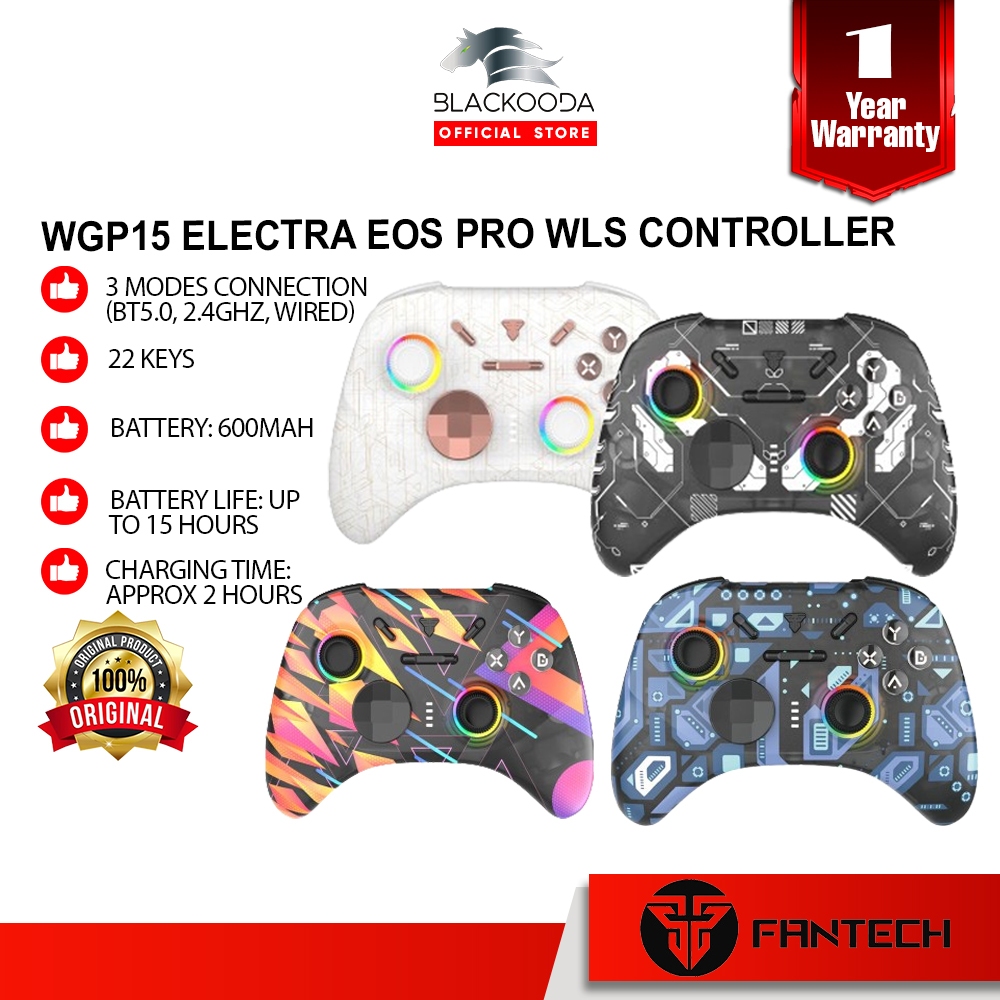 FANTECH WGP15 ELECTRA EOS PRO FANTECH WIRELESS GAMING CONTROLLER ...