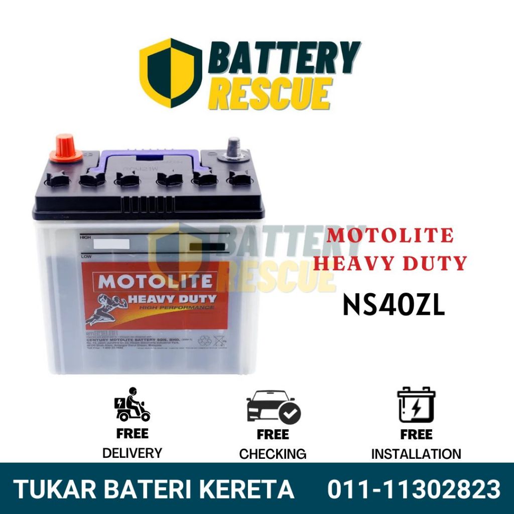 [Installation Available] NS40 | NS40ZL | Motolite Heavy Duty WET Car ...