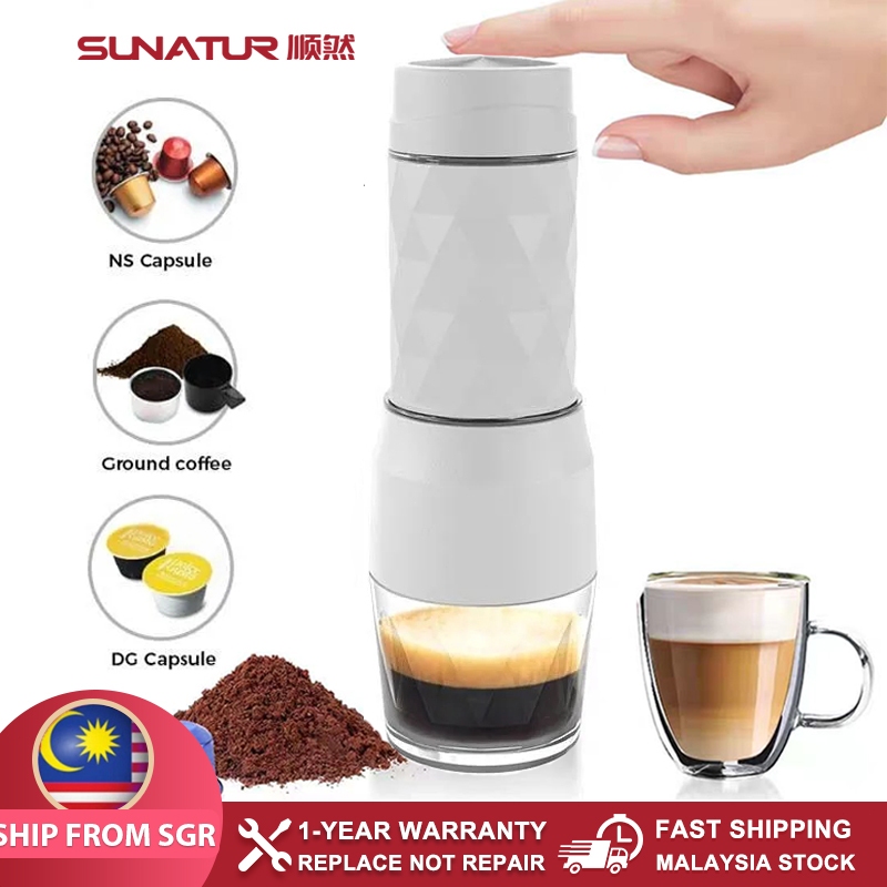 Portable Manual Coffee Maker 3 In 1 Hand Press Espresso Coffee Machine ...