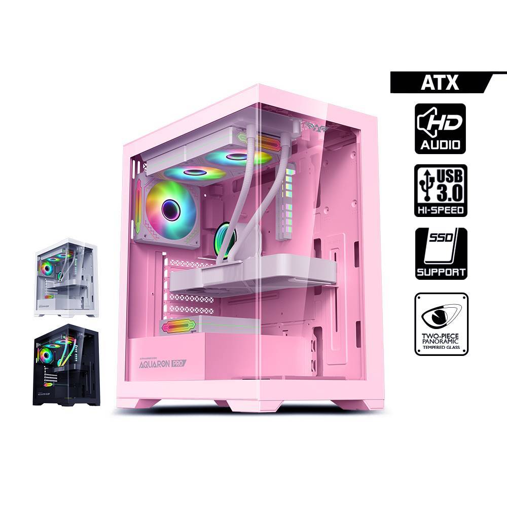 Armaggeddon Aquaron MATX/ATX Transparent view Gaming Casing Chassic PC ...