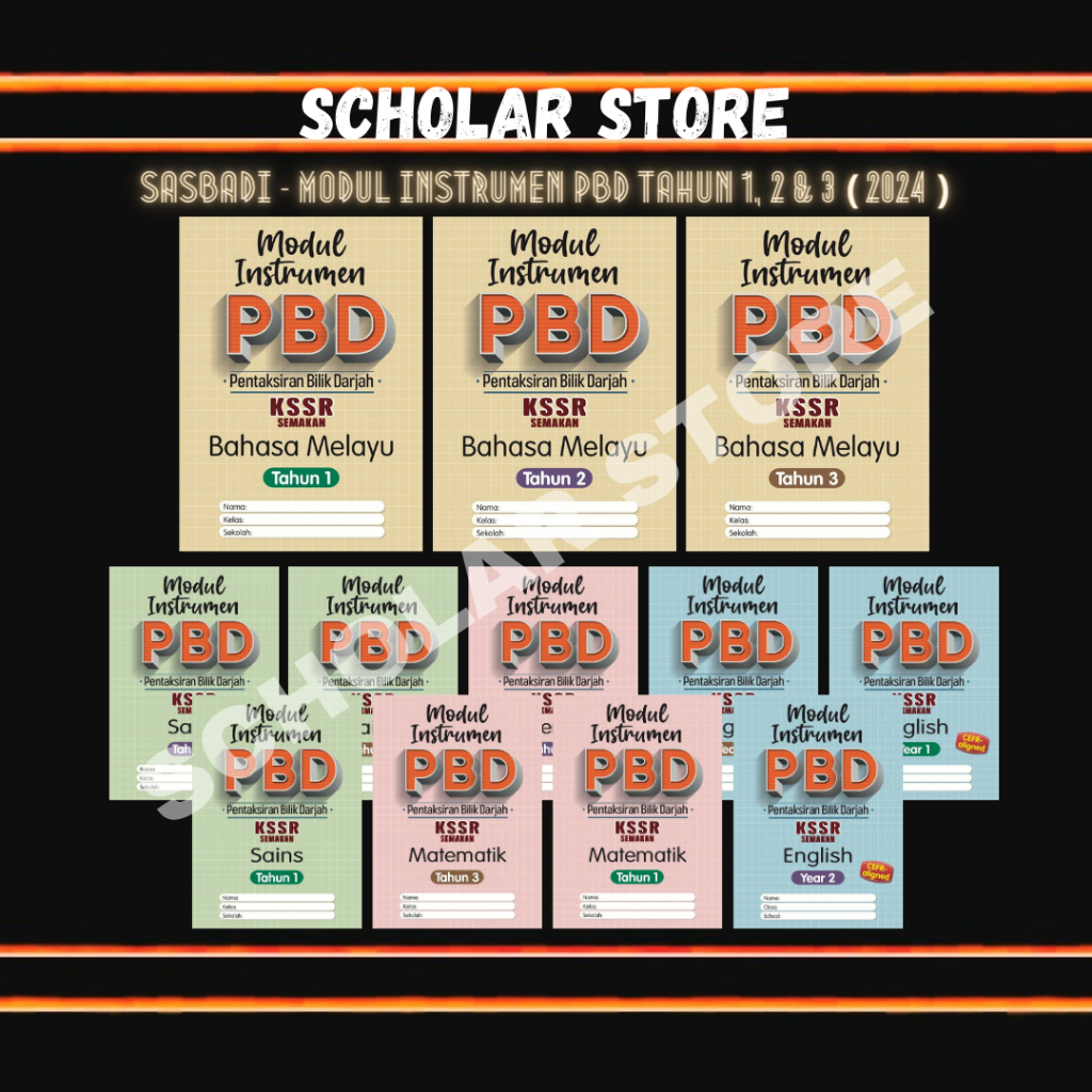 [SCHOLARSTORE] SASBADI Buku Latihan : MODUL INSTRUMEN PBD KSSR SEMAKAN TAHUN 1.2.3 (2024 ...