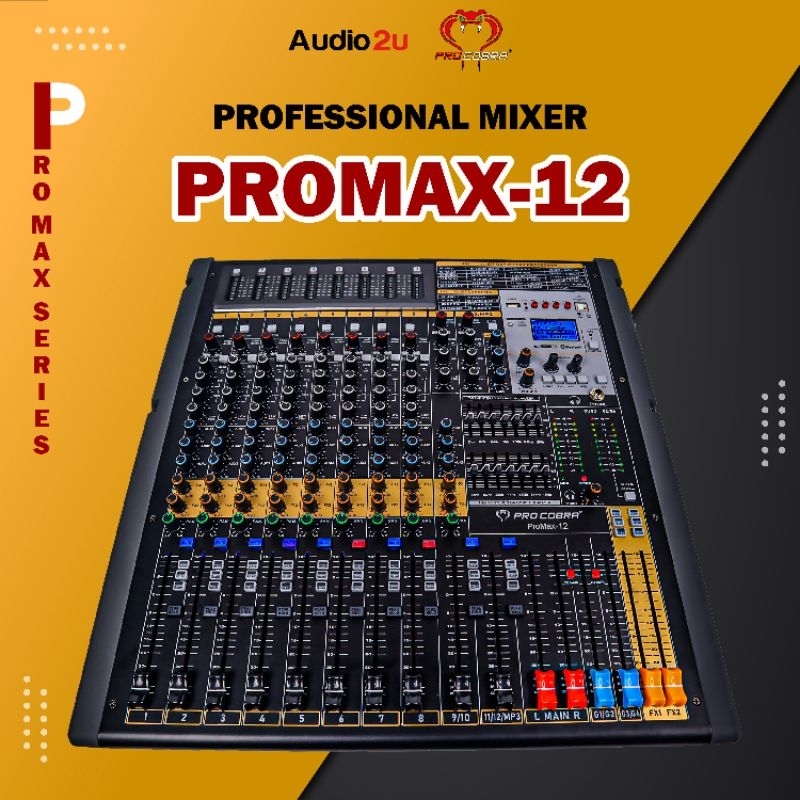 Pro Cobra Professional ProMax Series ProMax-12 Mixer | Shopee Malaysia