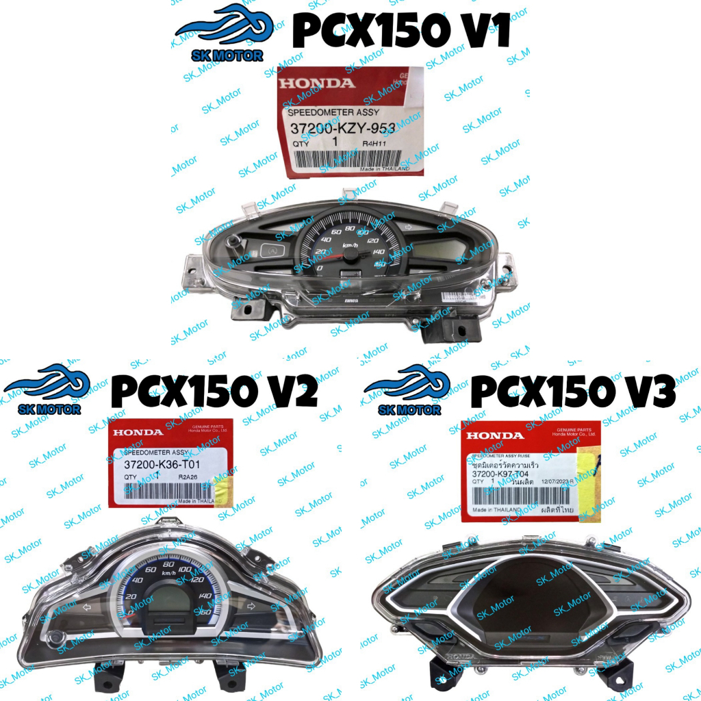Honda PCX 150 PCX150 V1 V2 V3 Original Speedometer Speedo Meter Assy ...