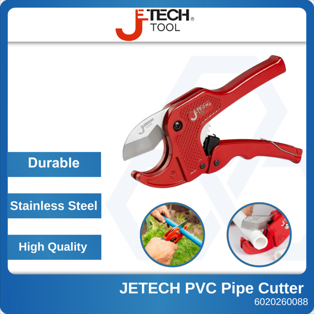 JETECH PVC Pipe Cutter 42mm Round Aluminium Plumbing Tool Aircond Tool ...