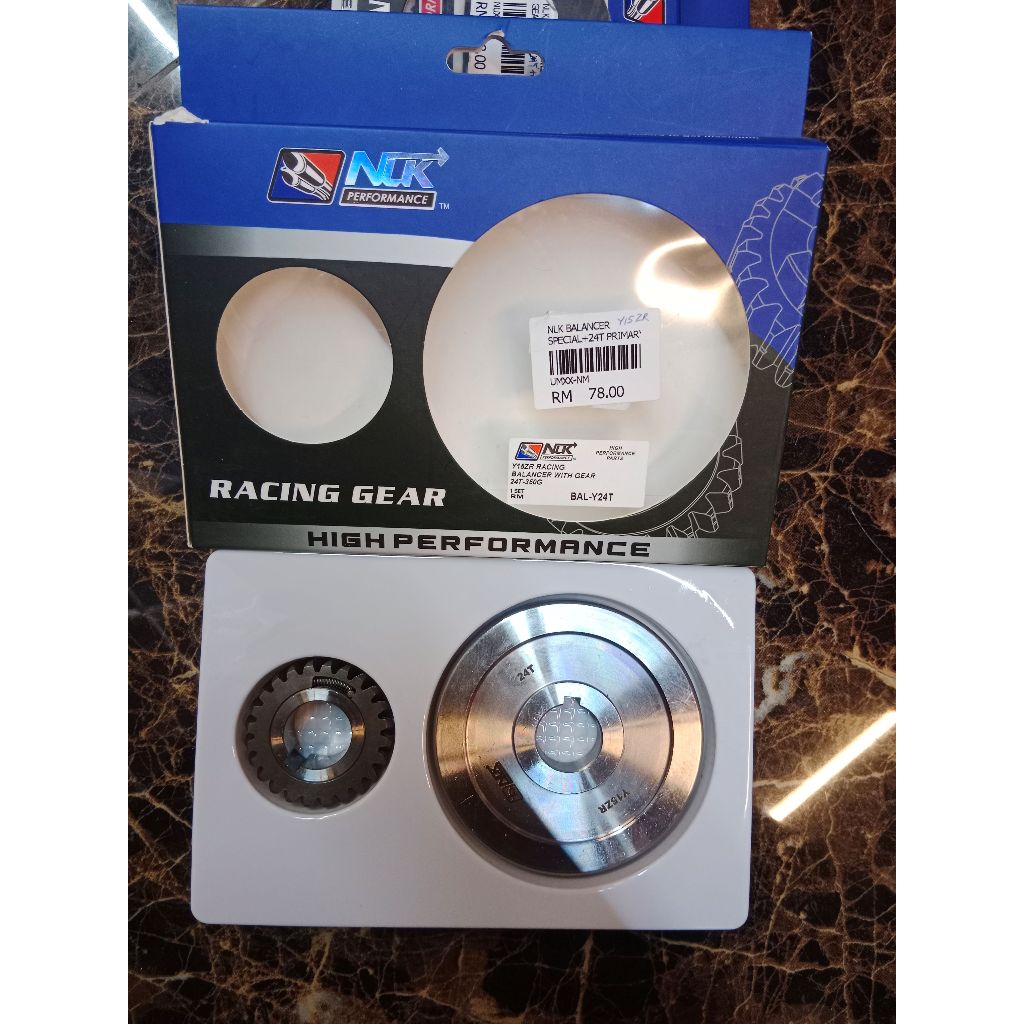 NLK Balancer Special With Primary Silent Gear Racing 24T/23T Y15 V1 V2 | Shopee Malaysia