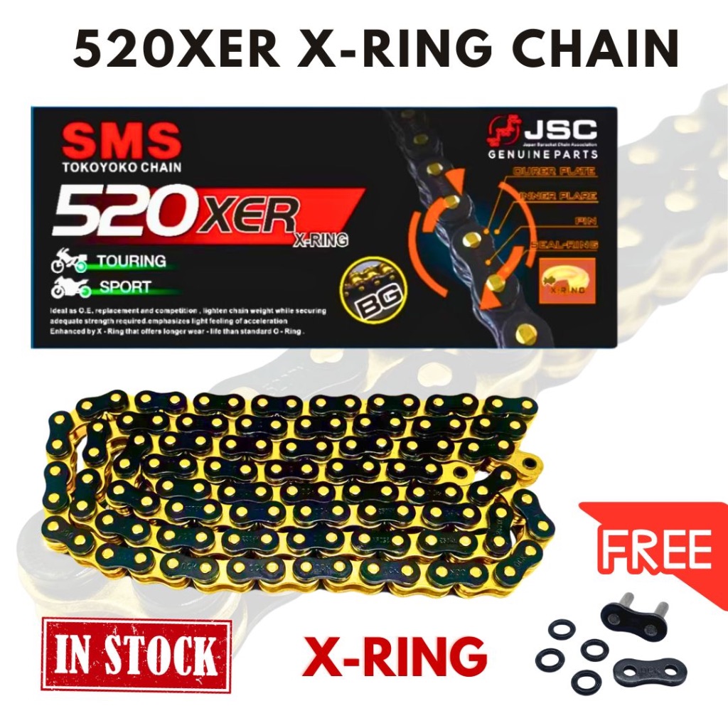 520 CHAIN SMS CHAIN SPROCKET 520XER 520XWE 520KRO ORING CHAIN XRING ...