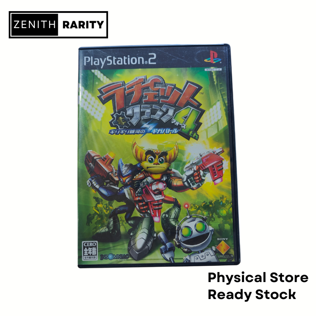 Zenith Rarity Sony Playstation 2 PS2 game Ratchet and Clank 4 | Shopee ...