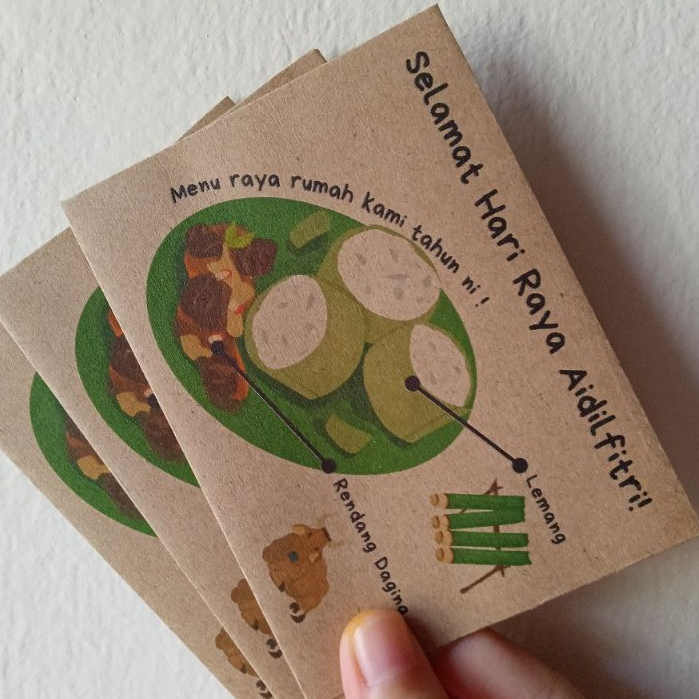 10 PCS PER PACK MINI SAMPUL RAYA [MENU RAYA TAHUN NI] | Shopee Malaysia