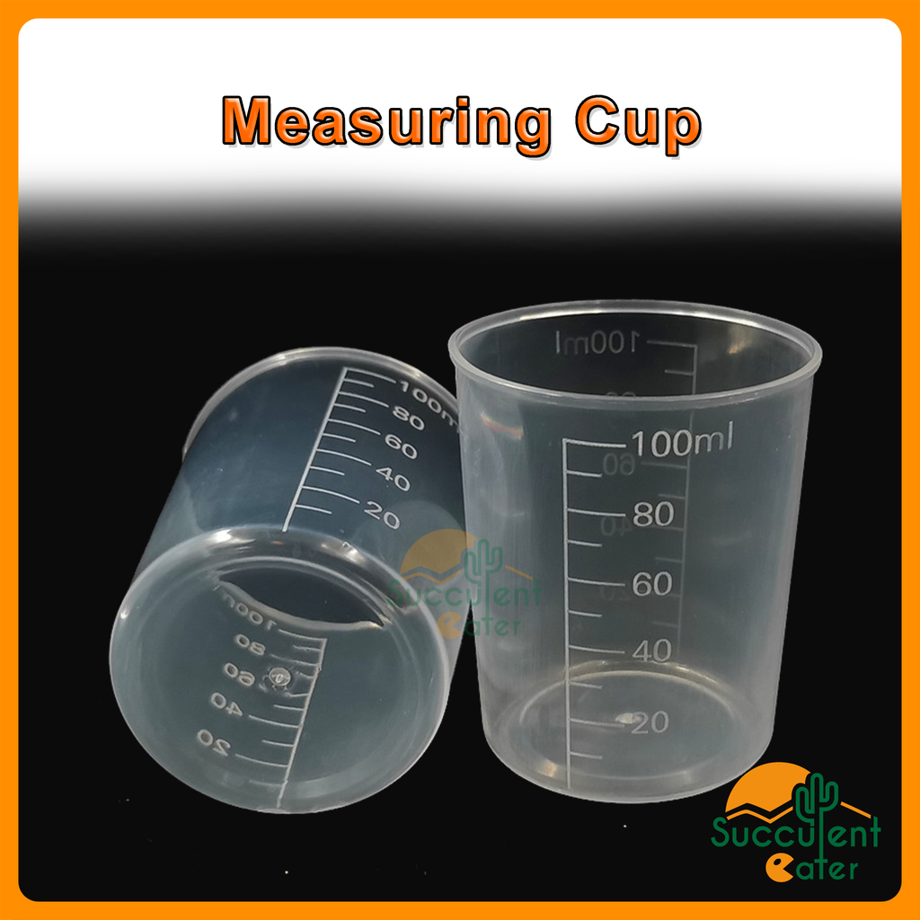 Measuring Cup Cawan Penyukat Scale Plastic PP Clear Baking Liquid ...
