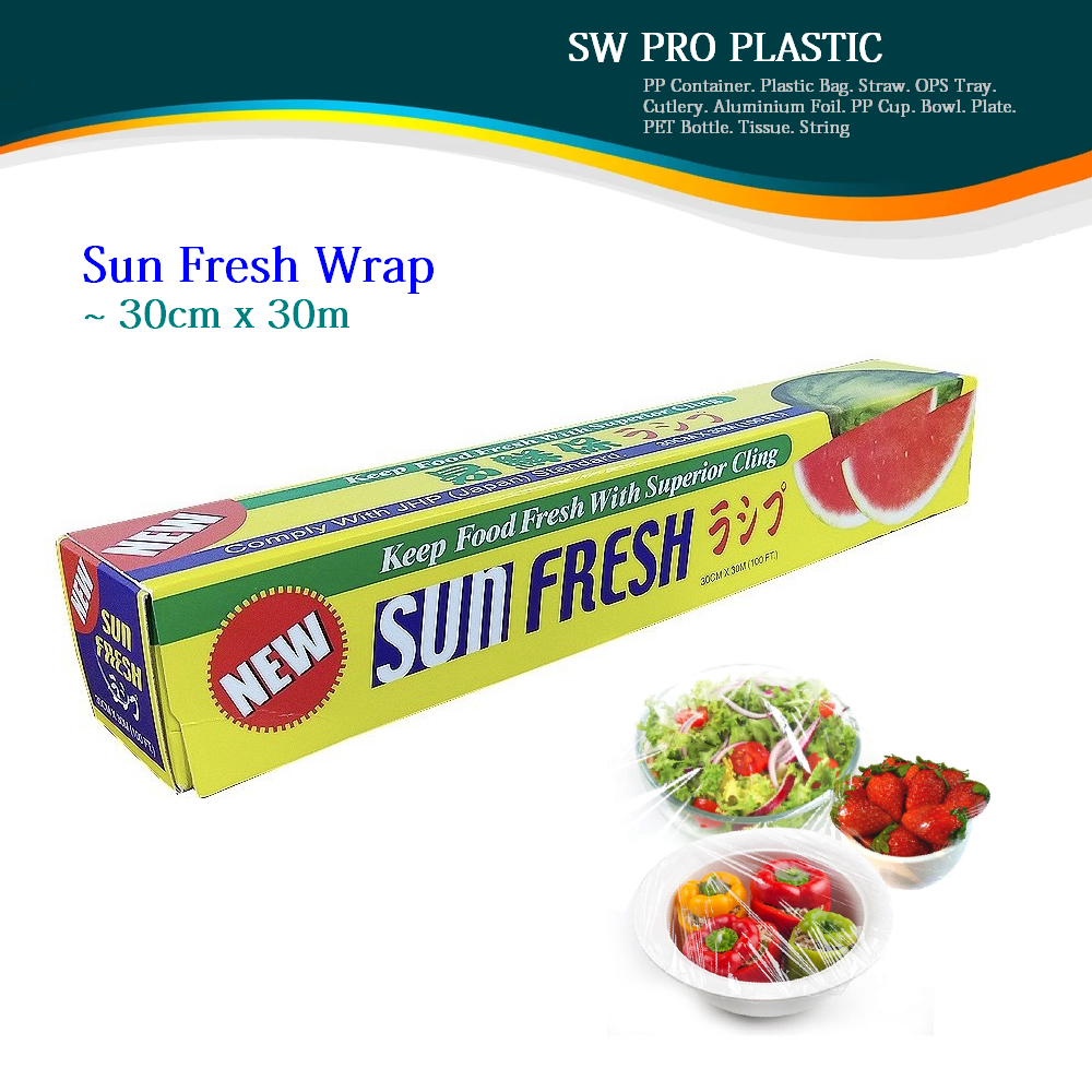 Sun Fresh Catering Film / Food Wrap / Cling Film / Wrap Film - 30cm x ...