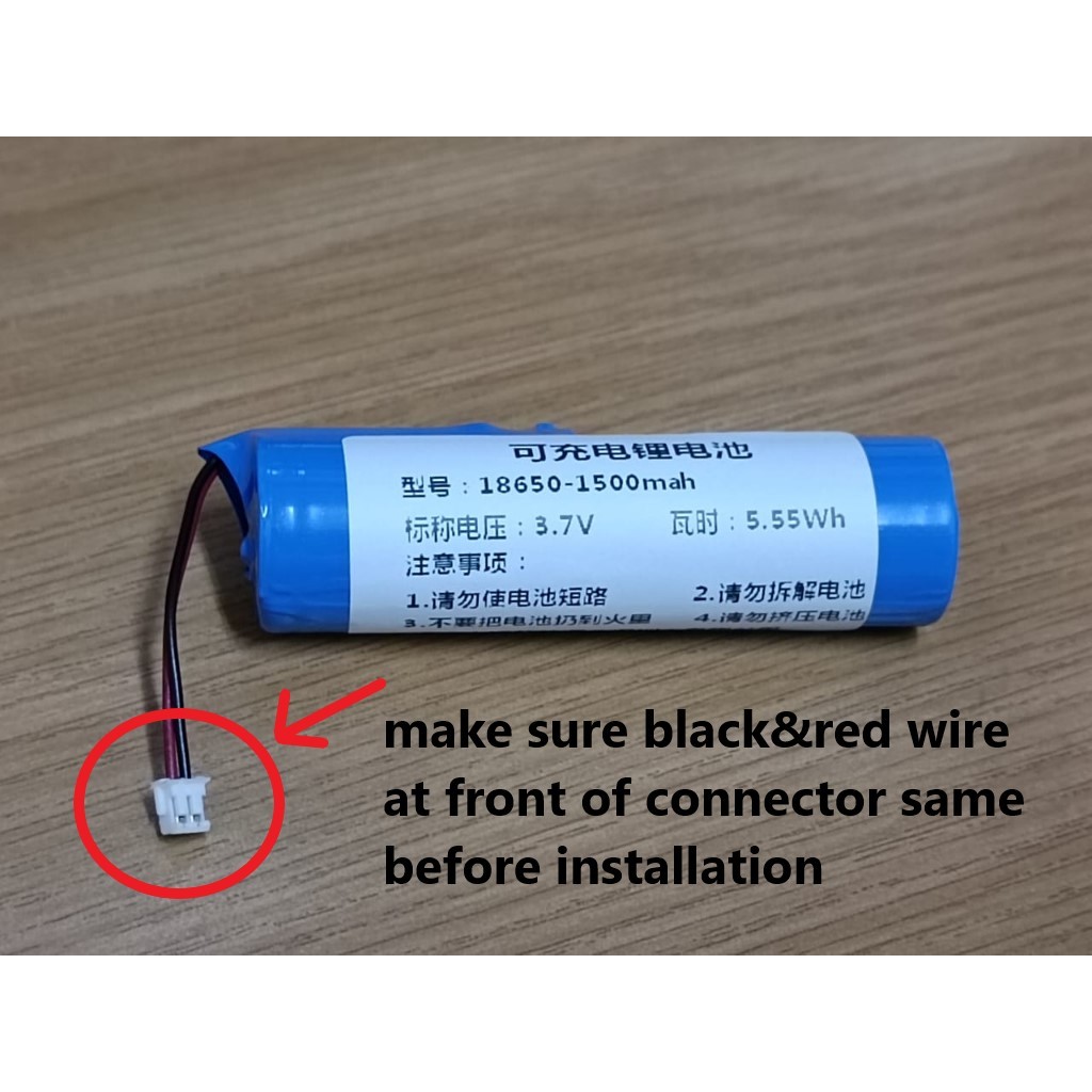 18650 3.7V 7.4V Lithium Battery With ready wire & Connector 1p 2p ...