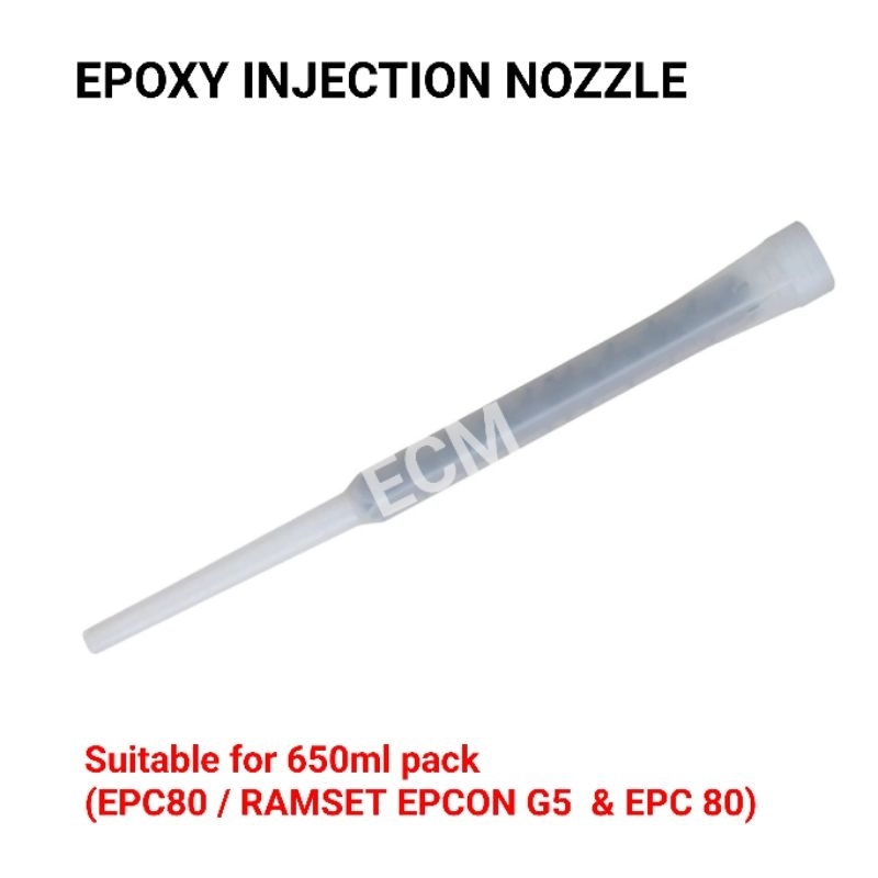 EPOXY INJECTION NOZZLE - SUITABLE FOR ALL 650ML EPOXY PACK (EPC80 ...