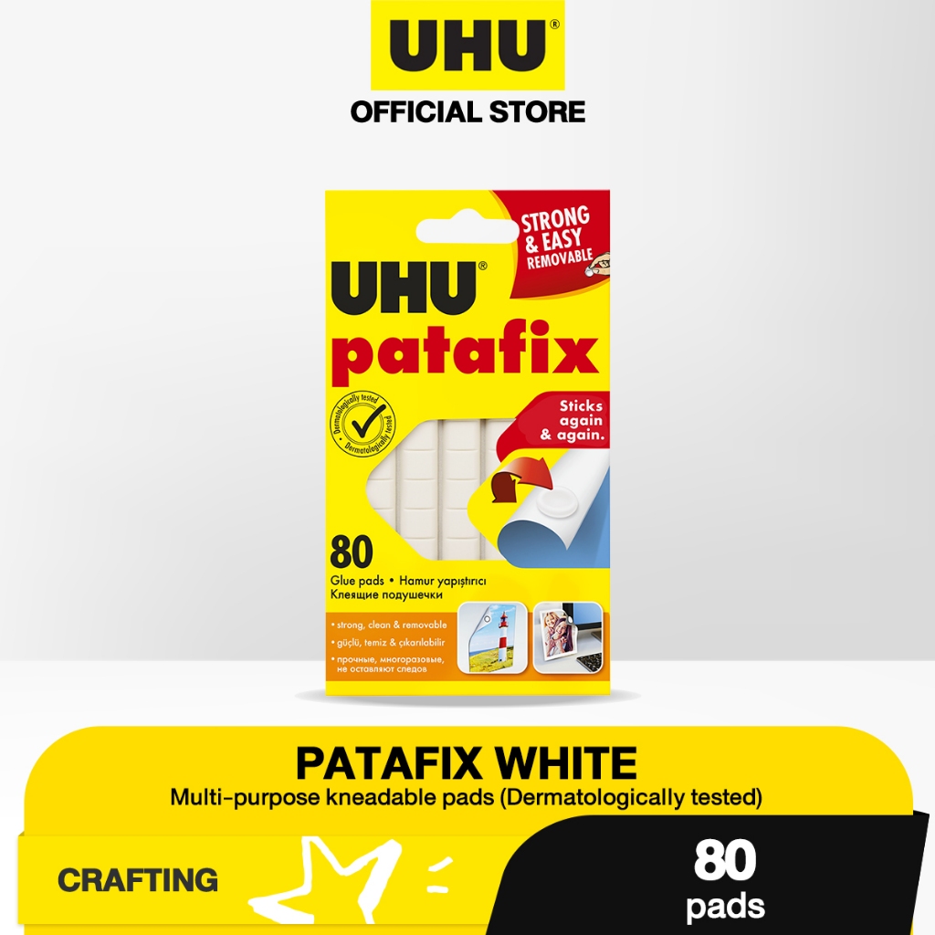 UHU Original Patafix Liquid Glue Sticky Pad - White | Shopee Malaysia