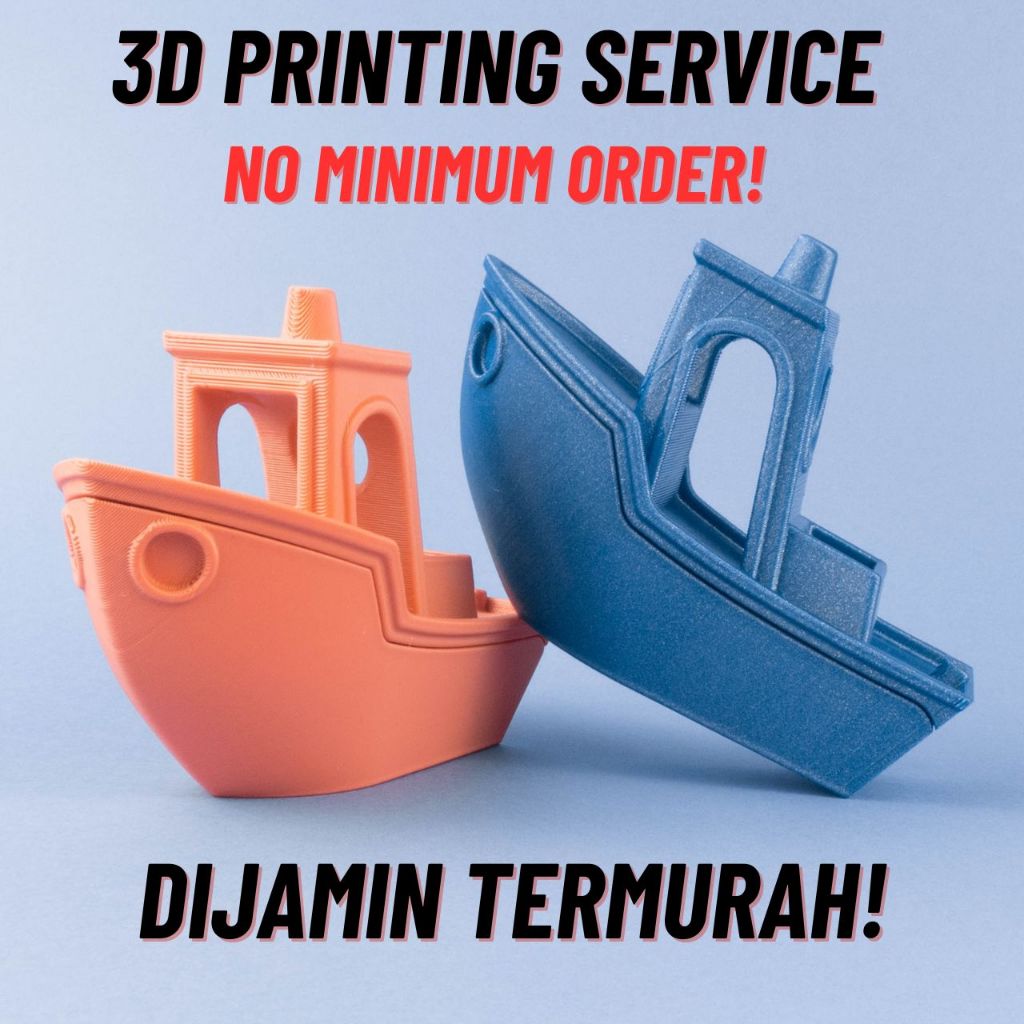 3D PRINTING SERVICE | DIJAMIN MURAH | PLA / SILK / PETG / ABS / ASA ...