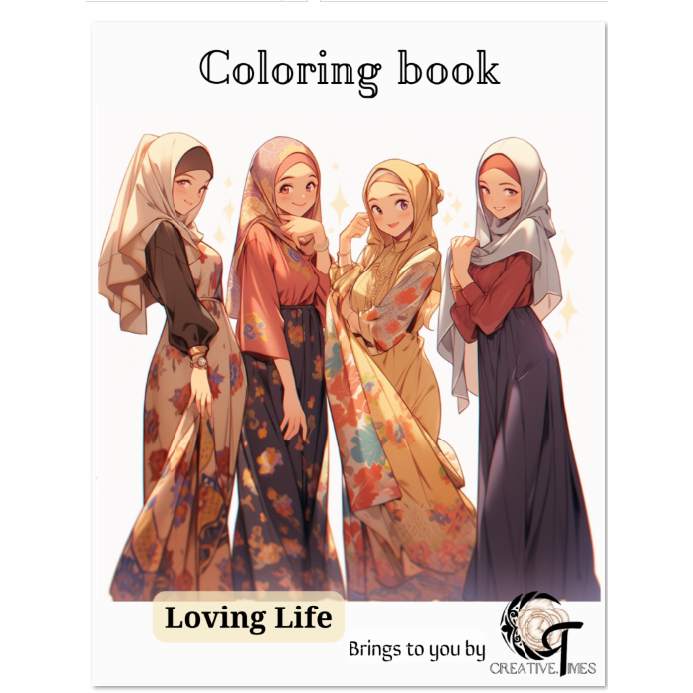 Coloring pages| Ladies Series - Lovely Life -15 pages no repeat original design A4A5 | Shopee ...