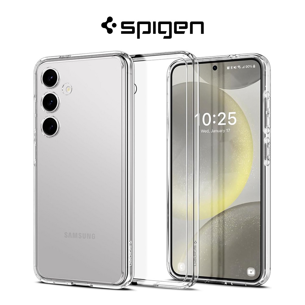 Spigen Samsung S24+ Case 6.7" Ultra Hybrid / Crystal Hybrid Clear Casing Drop Protection Samsung ...