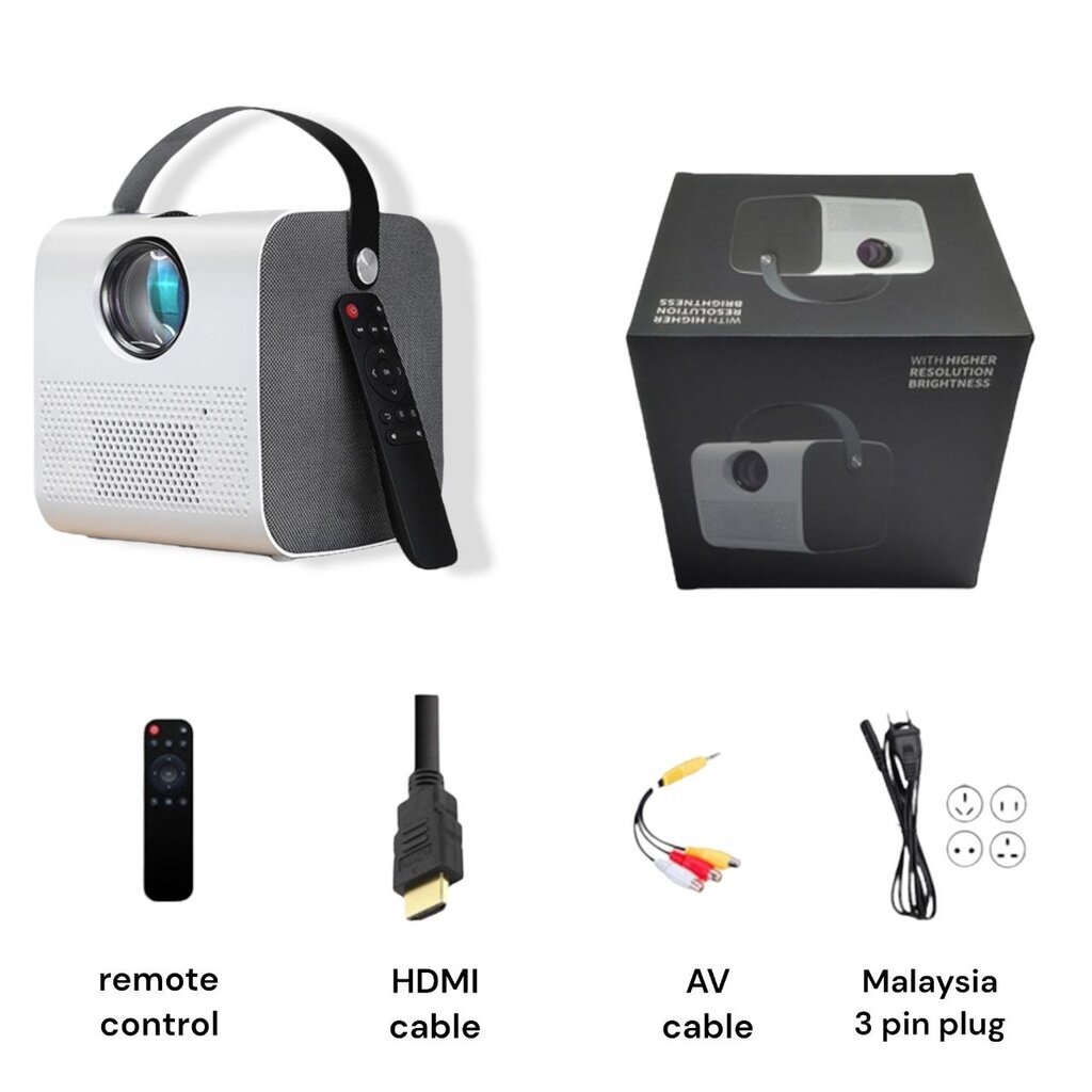 Q3 Pro Projector 4K UHD Resolution Built-in Android IOS Portable Mini Quality Projector 4k UHD ...