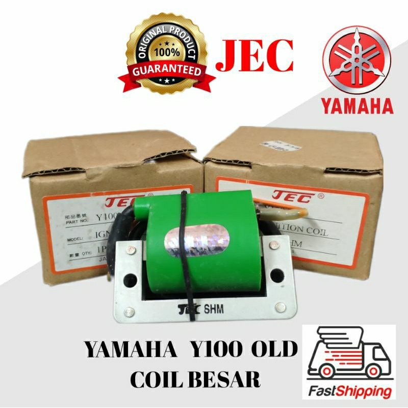 Yamaha Y100 Ignition Coil Plug Coil Heavyduty 100% Original JEC Good ...