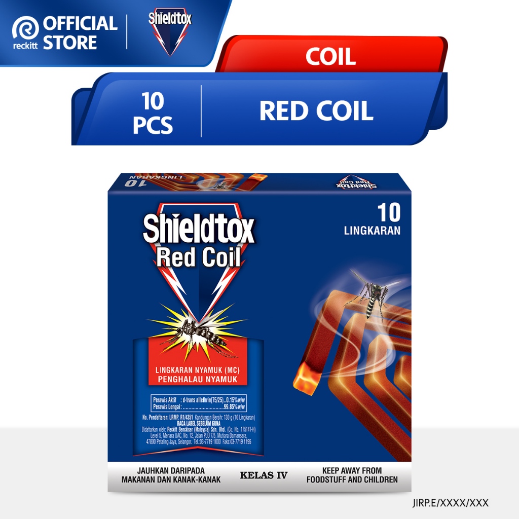 Shieldtox Hexagon Mosquito Coil (10 Pcs) (Lingkaran Nyamuk) | Shopee ...