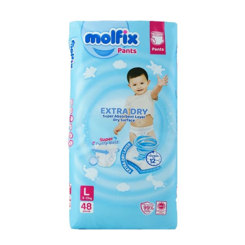 Molfix Pants (L) Extra Dry | Shopee Malaysia