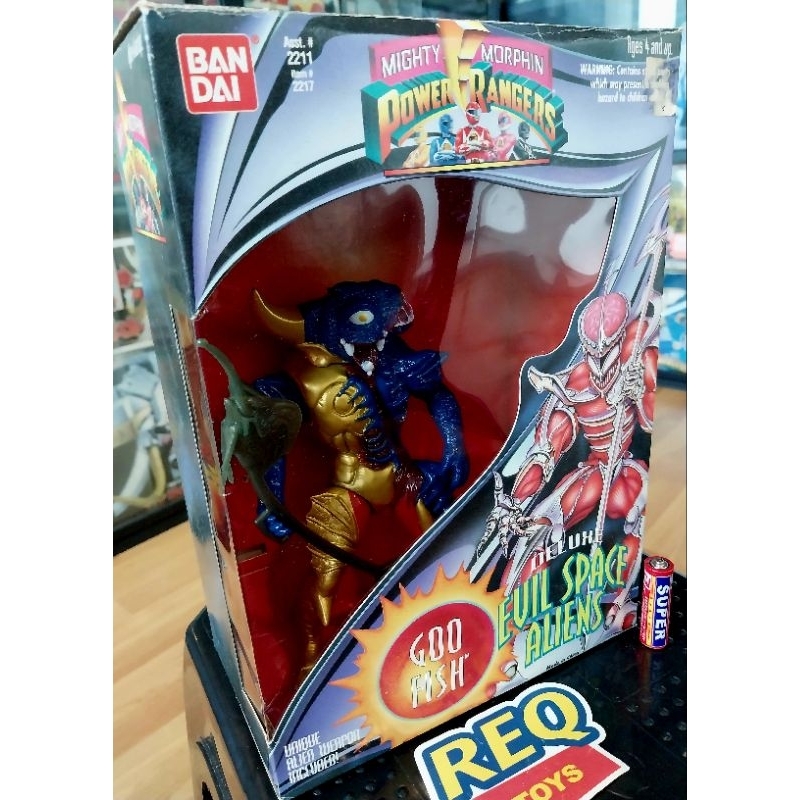 BANDAI 1993 MMPR GOO FISH EVIL SPACE ALIENS POWER RANGERS | Shopee Malaysia