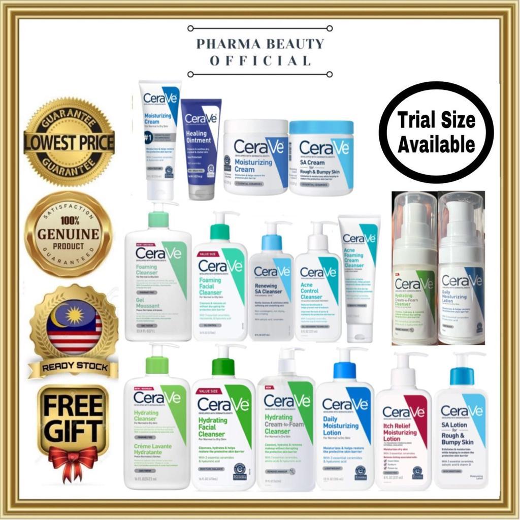CERAVE TRIAL SIZE With Airless Pump Bottle 15ML NB Cleansers ...