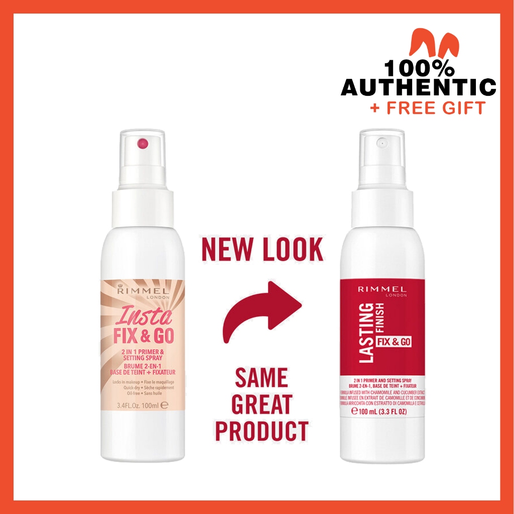 Rimmel Lasting Finish Fix & Go Setting Spray 100ml | Shopee Malaysia