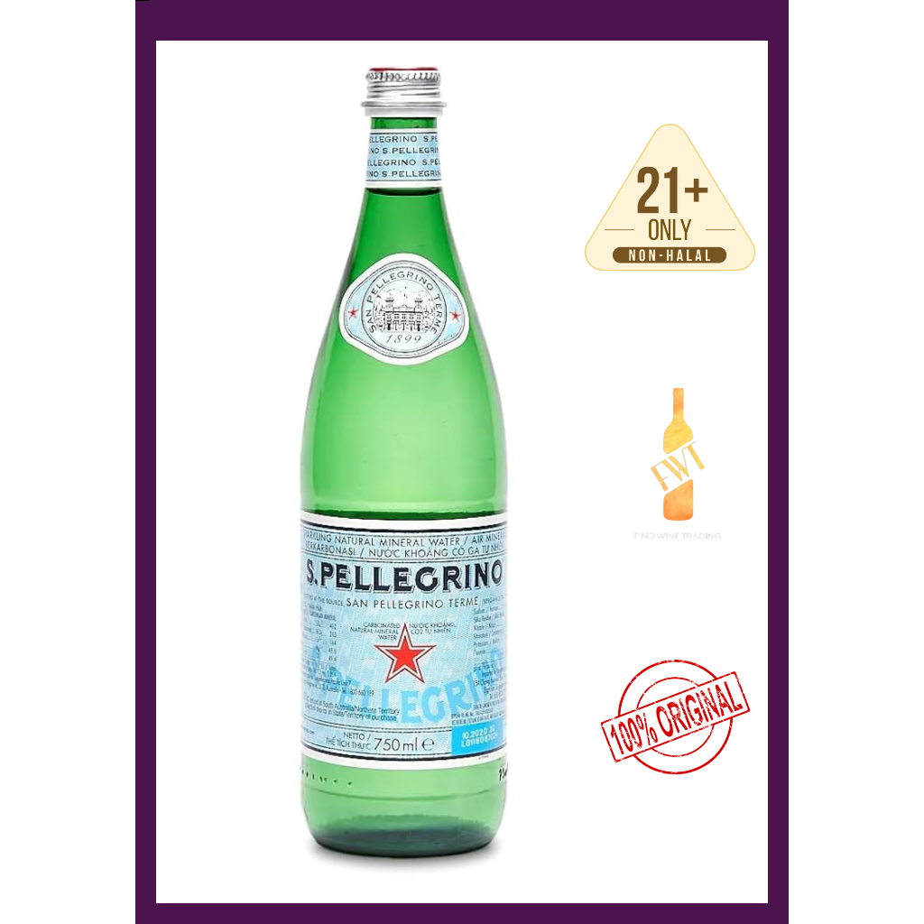 San Pellegrino Sparkling Natural Mineral Water 750ml | Shopee Malaysia
