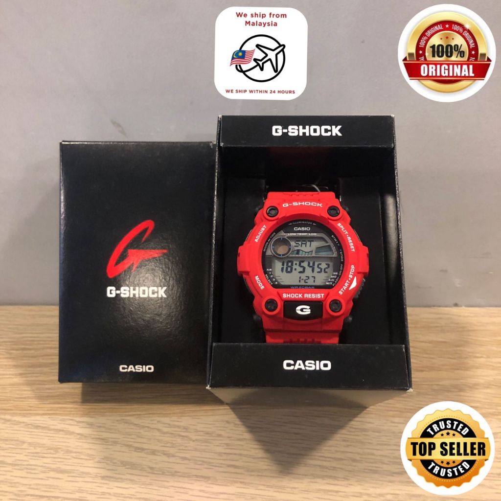 CASIO G-SHOCK G-7900A-4DR MAT MOTO EDITION WATCH JAM TANGAN COLLECTION ...