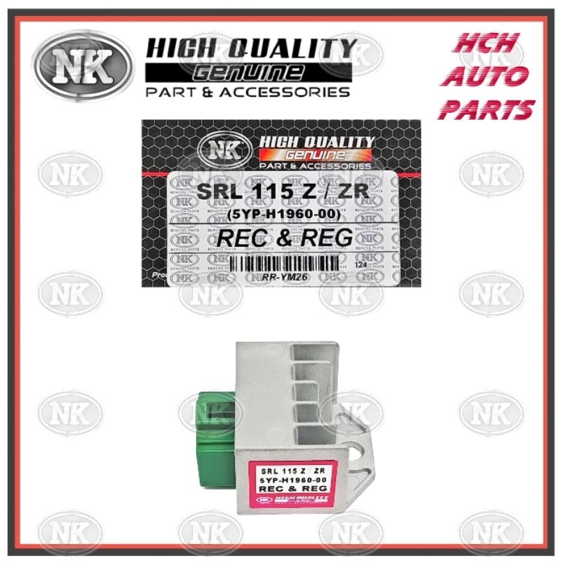 RECTIFIER & REGULATOR - YAMAHA - SRL 115/ 115ZR/ LAGENDA 115/ 115ZR ...