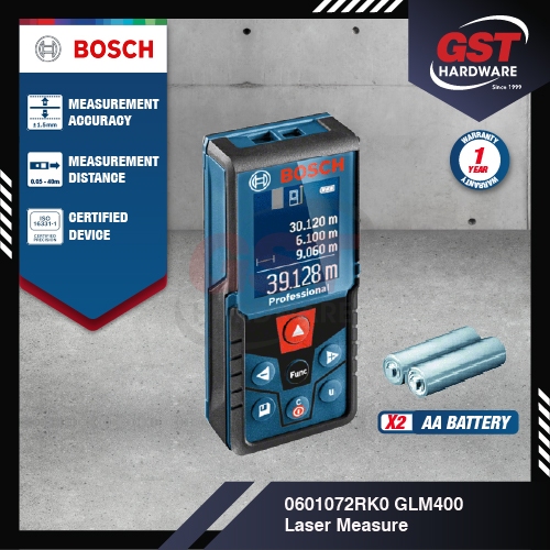 Bosch Laser Measurement Digital GLM 400 Line Laser Distance Meter ...