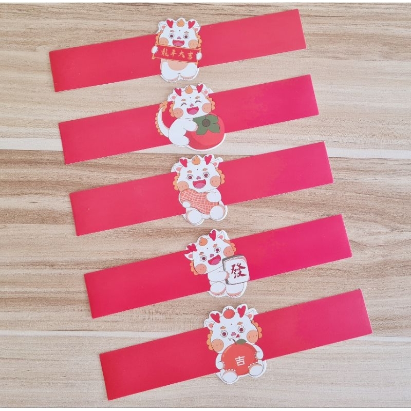 Dragon Box Wrap 10 pcs (5 designs) | CNY Cookies Bottle Wrap | 2024 ...
