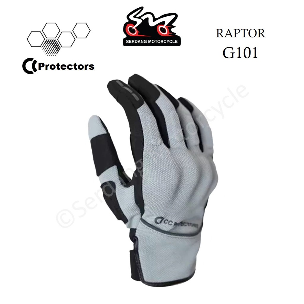 CC PROTECTORS G101 Raptor Riding Glove Minimalist Sarung Tangan Motor ...