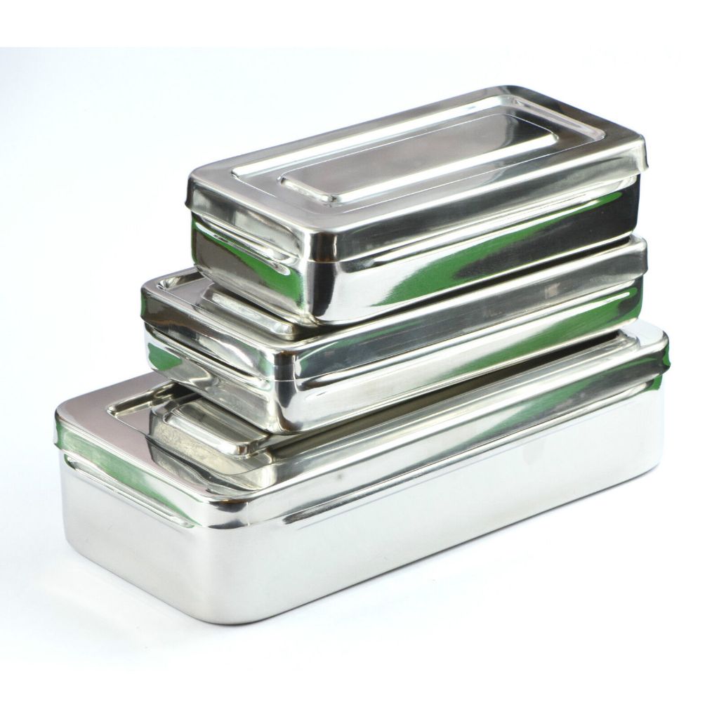 Stainless Steel Surgical Instruments Storage Box, Medical Box Dental ...