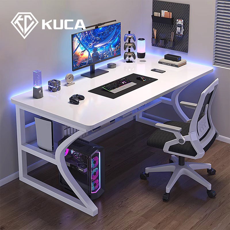 KUCA High Quality Gaming Table Computer Table White Gaming Table ...
