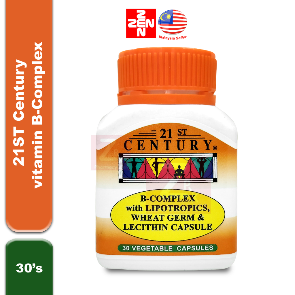 21st Century vitamin B-Complex With Lipotropics,Wheatgerms and Lecithin ...