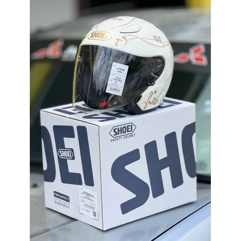 HELMET SHOEI JSTREAM AMO PUTIH PREMIUM | Shopee Malaysia