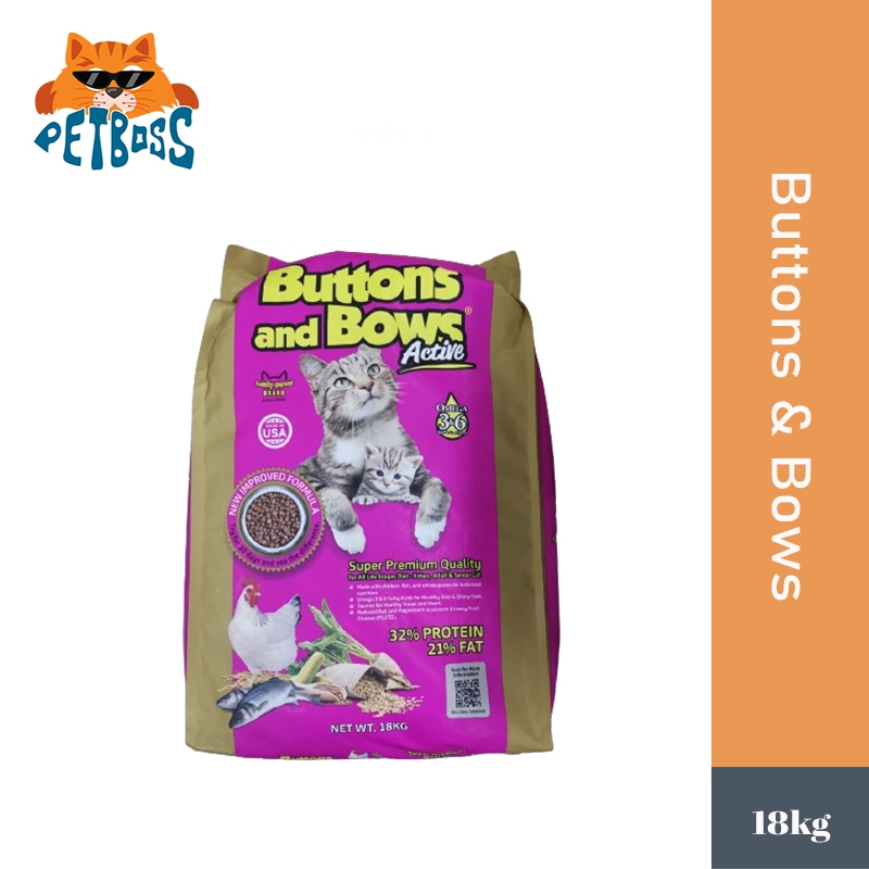 Buttons And Bows Cat Food (18kg) | Shopee Malaysia