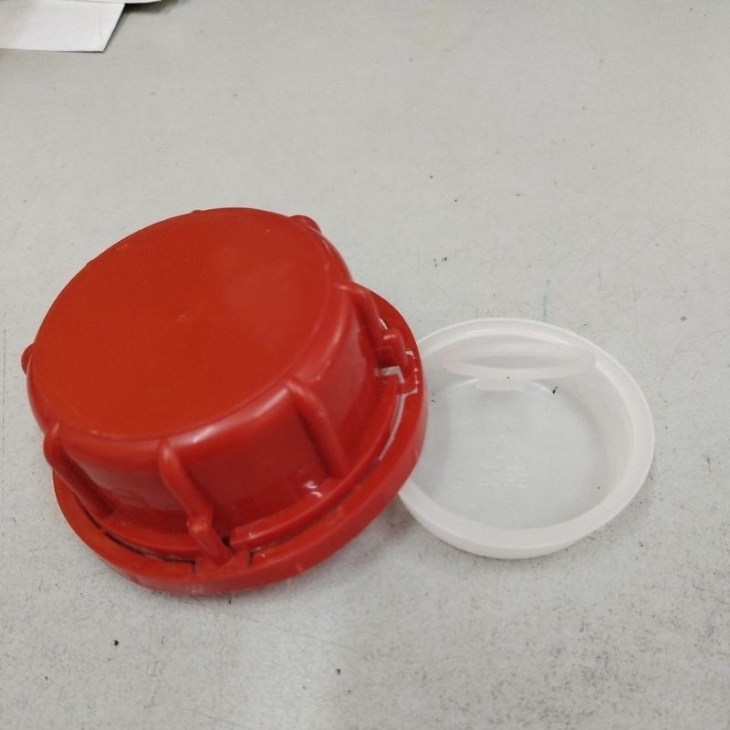 Plastic Jerry Can Container 20L Red Cap & Insert / White | Shopee Malaysia