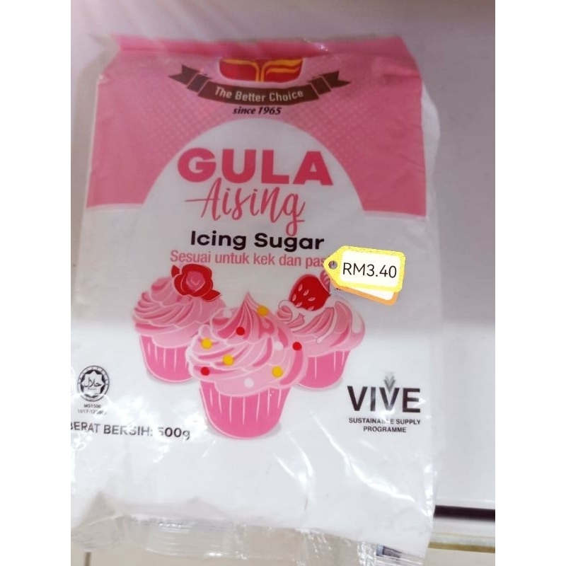 Icing sugar 500g Gula Aising 糖粉 | Shopee Malaysia