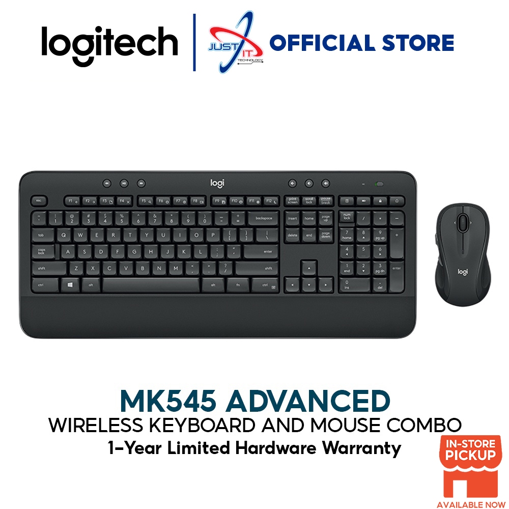 Logitech Mk545 Advanced Wireless Combo Keyboard Mouse ( 920-008696 ) | Shopee Malaysia