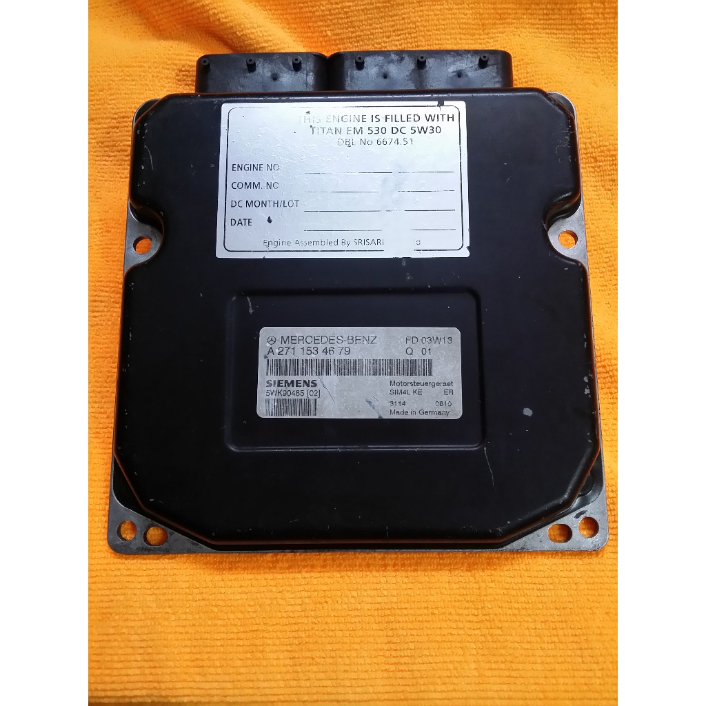 Mercedes C Class W203 1.8 Kompressor Engine Control Unit Ecu ...