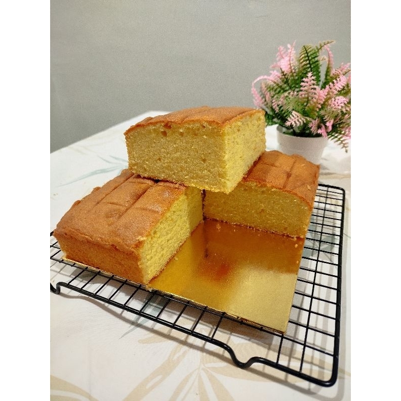 KEK MARBLE KAMPUNG KLASIK VANILLA COKLAT KEK MARJERIN OLD SCHOOL CAKE ...