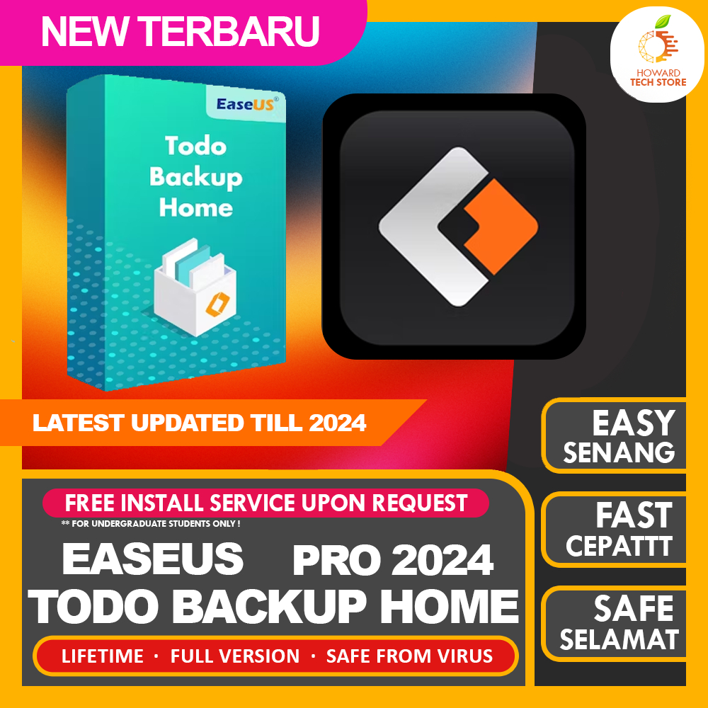 EaseUS Todo Backup Home 2024 v16.0⚡ WITH WARRANTY ⚡LATEST 2024 ⚡ ...