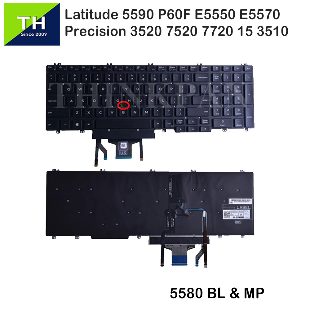 Dell Precision 3520 7510 7520 7720 15 3510 17 7710 0383D7 BL & MP ...