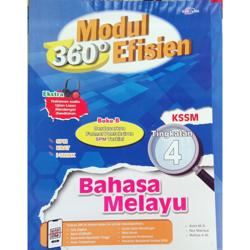 Modul 360° Efisien Bahasa Melayu Tingkatan 4 Kssm 2 In 1 Shopee