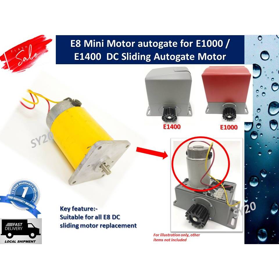E8 Mini Motor autogate for E8 DC Sliding Autogate Motor | Shopee Malaysia